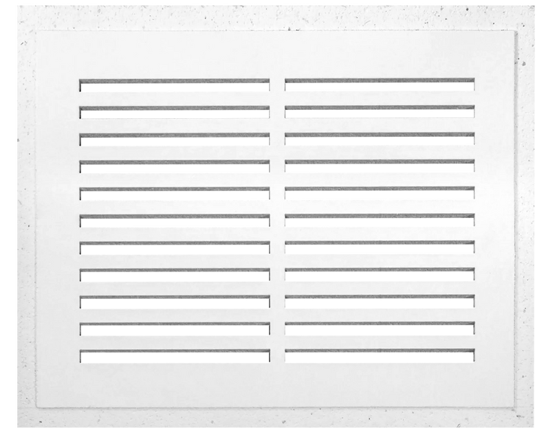 Byson FlushLine Permanent Air Vent Return Grille - 14in x 8in | Byson