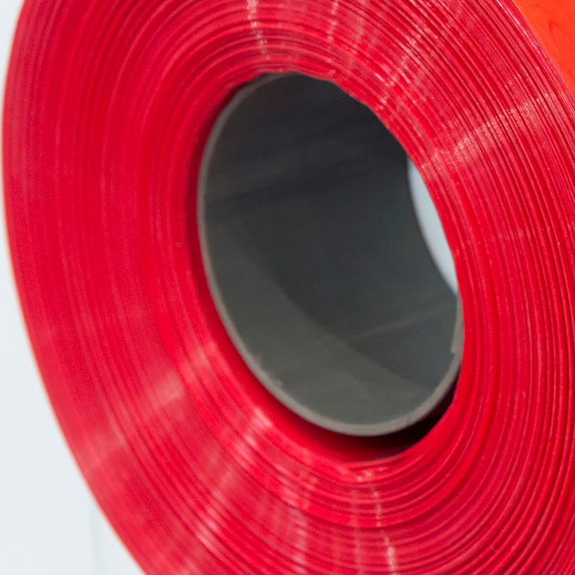 Byson PVC Strips & Rolls, Standard Smooth - Translucent Red | Byson