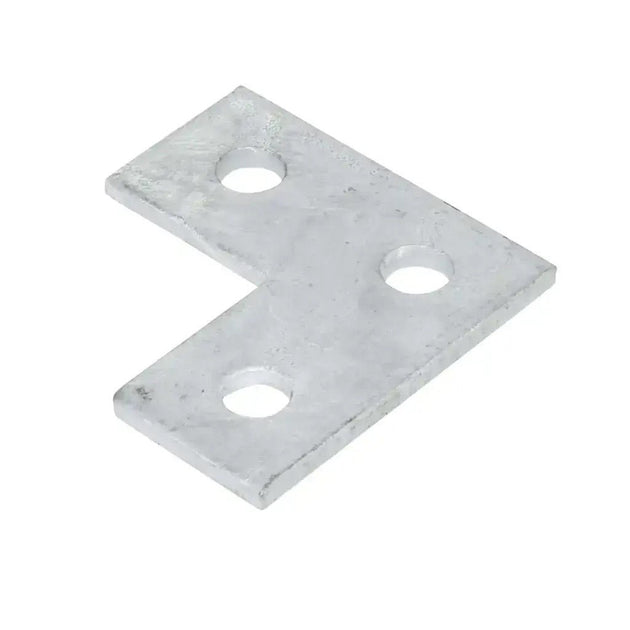 Byson Strut Flat Plate Connector, 90 degrees - 3 hole | Byson